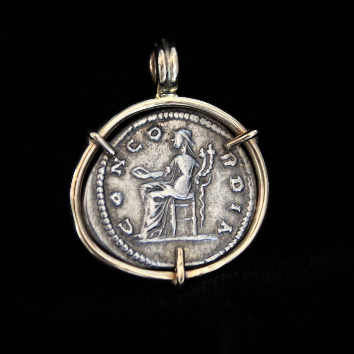 Ancient Roman Goddess of Concord and Harmony with Julia Domna on Silve ...
